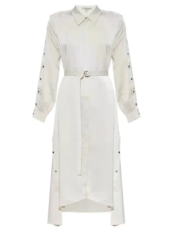ALLSAINTS Lexi Midi Shirt Dress - White