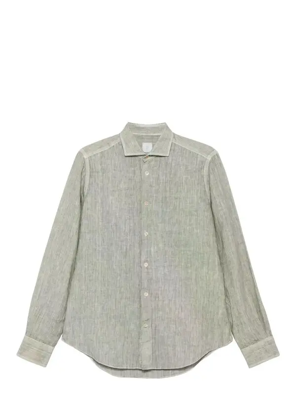 Eleventy Linen Shirt - Green