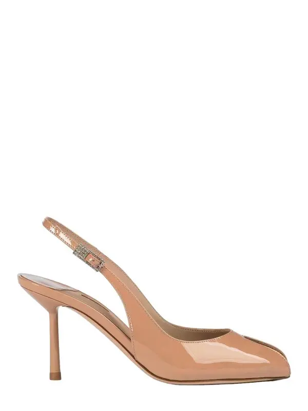 LE SILLA 80mm Clivage Pumps - Neutrals