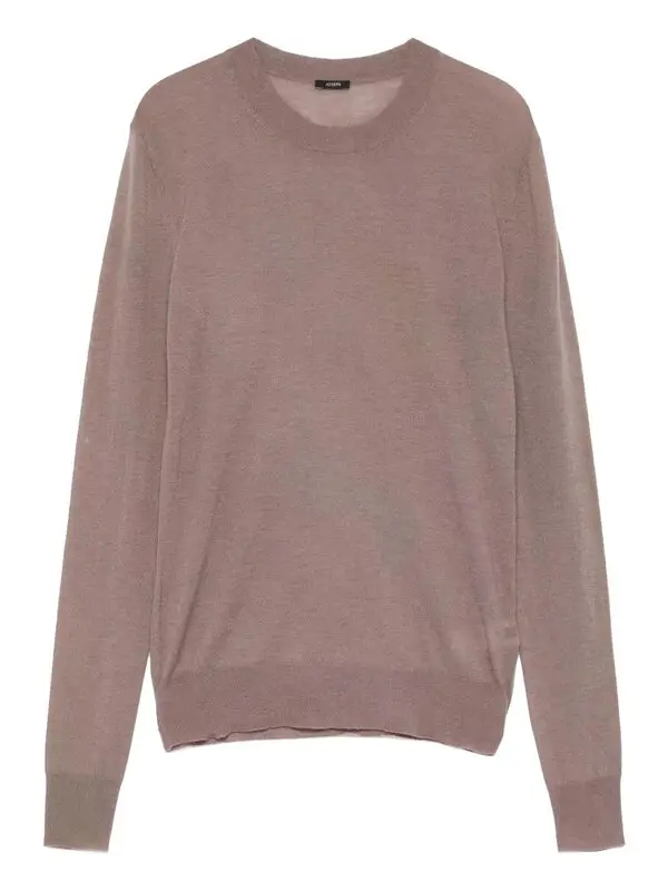 JOSEPH Cashmere Crew-neck Top - Brown