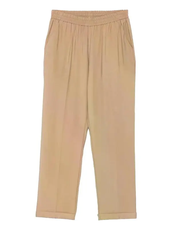 LE TRICOT PERUGIA Tapered Trousers - Neutrals