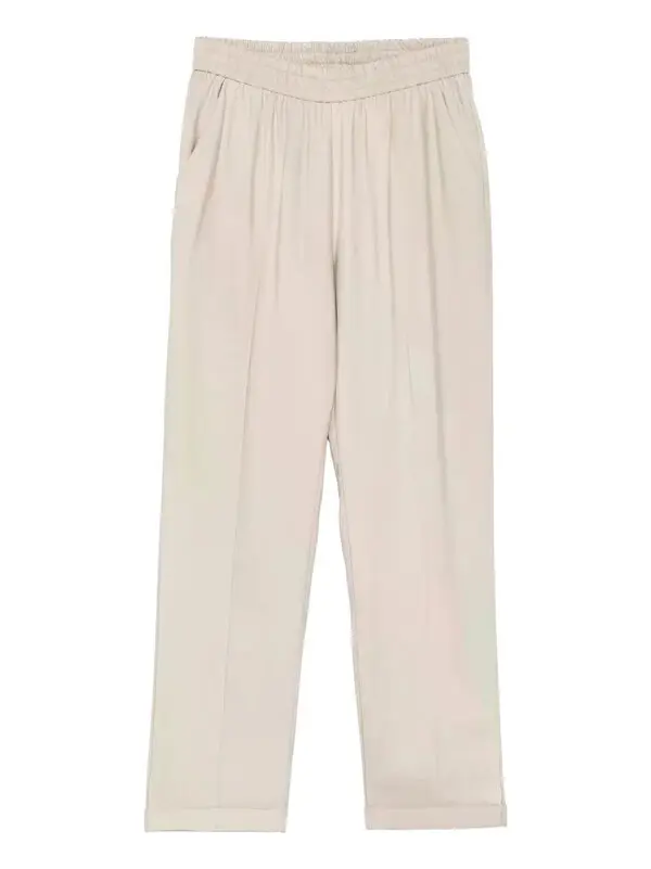 LE TRICOT PERUGIA Tapered Trousers - Neutrals
