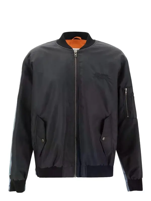 MAISON MARGIELA Denim Bomber Jacket - Black
