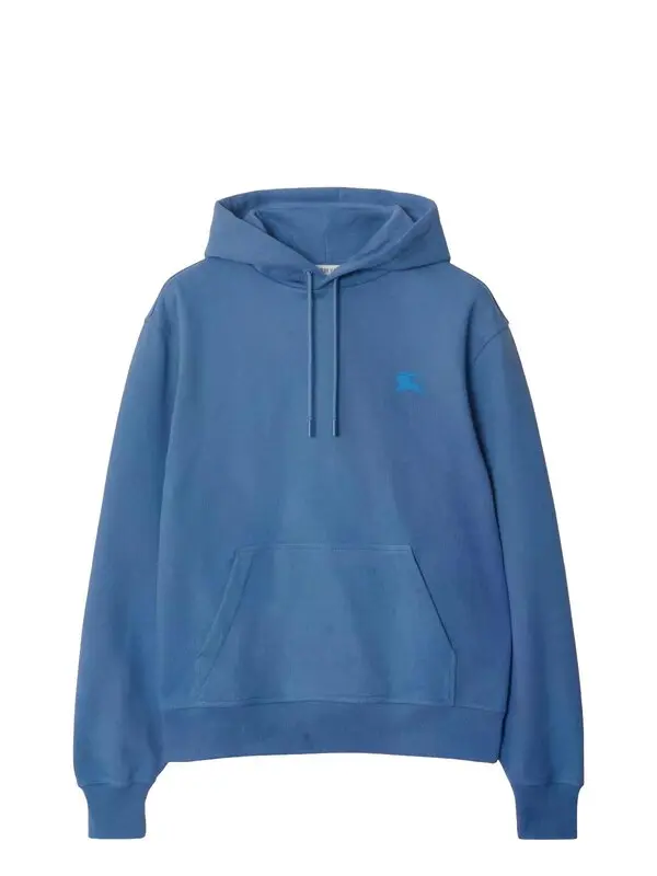 Burberry Ekd Badge Hoodie - Blue