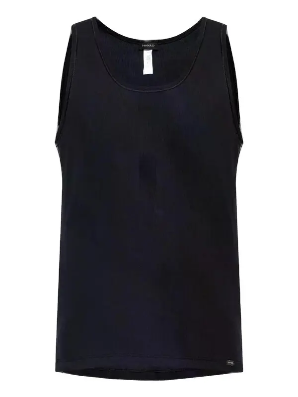 Hanro Cotton Tank Top - Black