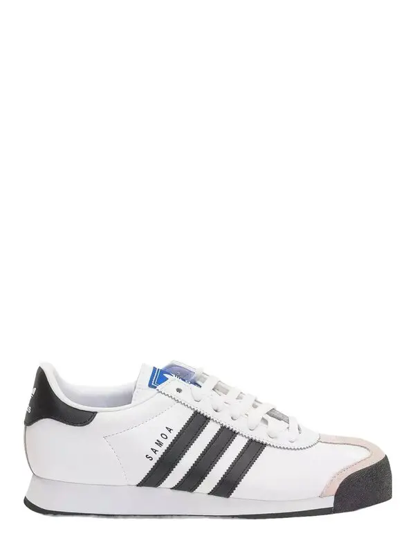 Adidas Samoa Three-stripe Sneakers - White