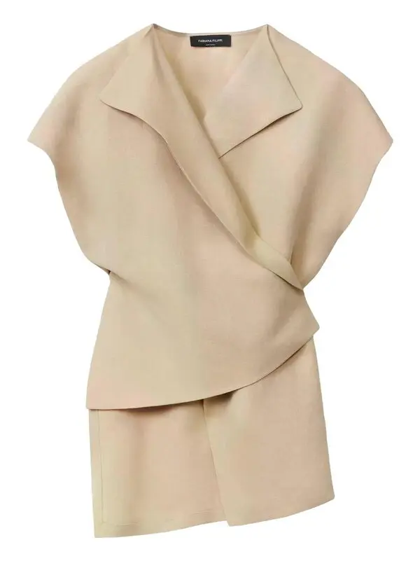 Fabiana Filippi Wrap-style Blouse - Neutrals