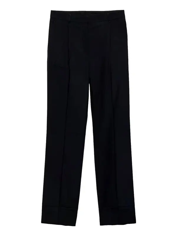 Prada Mohair Tailored Trousers - Blue