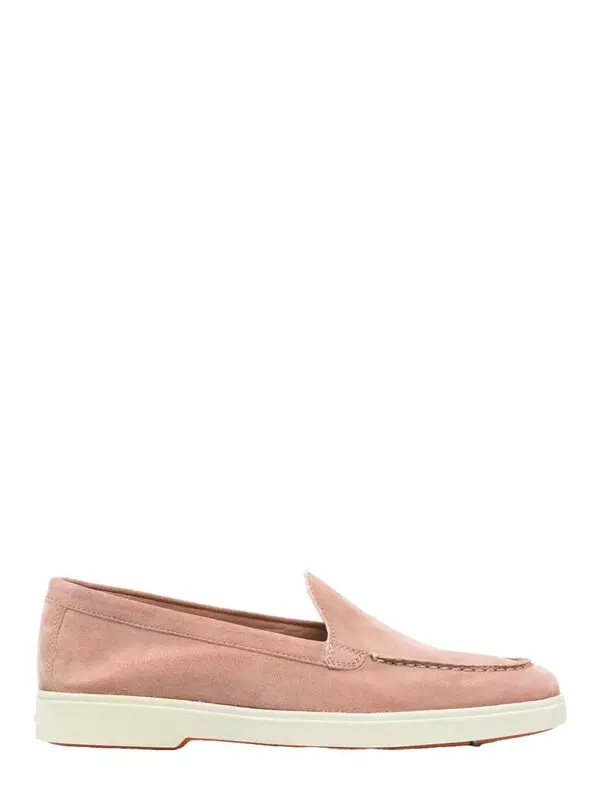 Santoni Suede Loafers - Pink