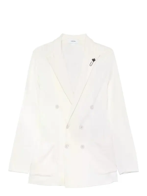 LARDINI Knitted Blazer - White
