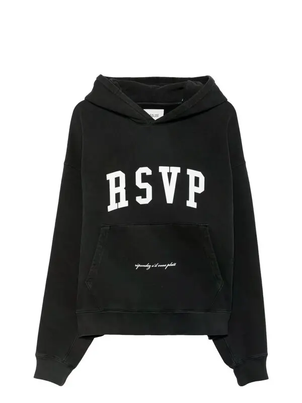 AGOLDE X Rsvp Logo-print Hoodie - Grey