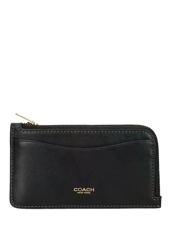 COACH Leather Wallet - Black