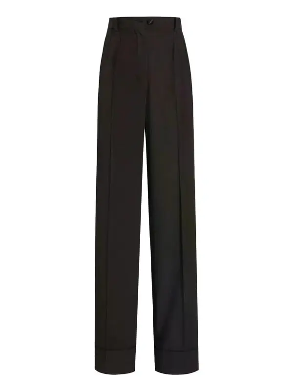 Dolce & Gabbana Tailored Wide-leg Trousers - Black