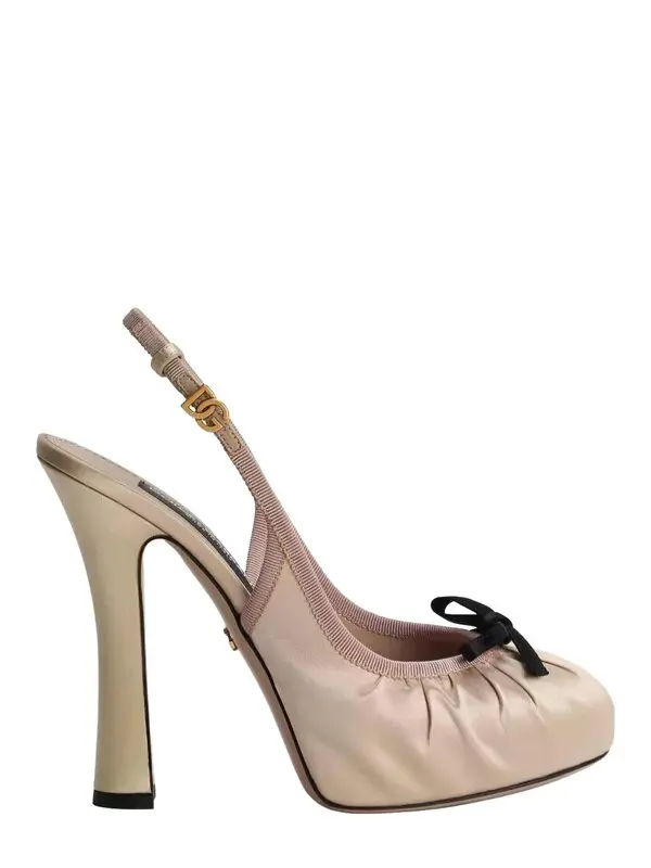 Dolce & Gabbana Satin Pumps - Neutrals