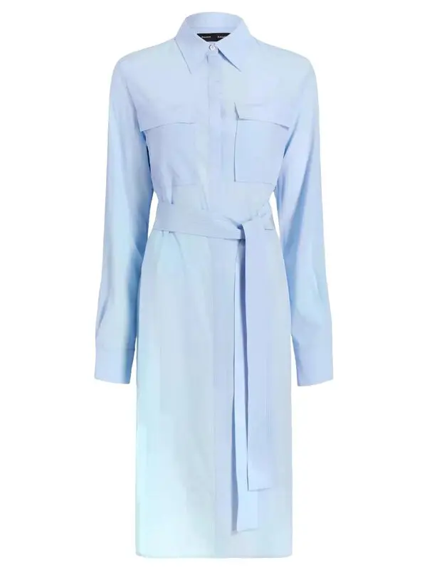 Proenza Schouler Mckenna Midi Shirt Dress - Blue