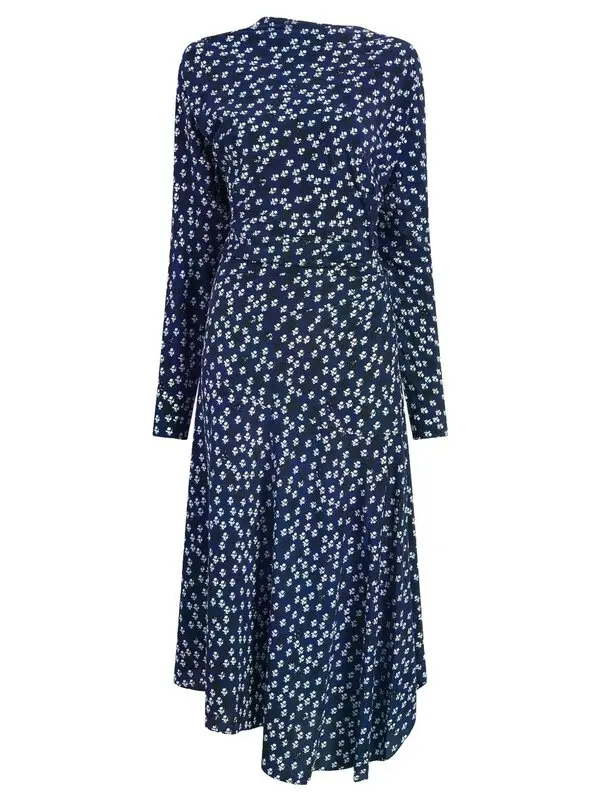 Proenza Schouler Alina Midi Dress - Blue