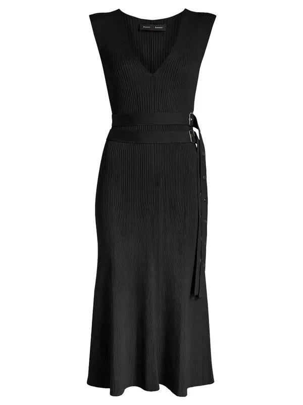 Proenza Schouler Madeline Midi Dress - Black