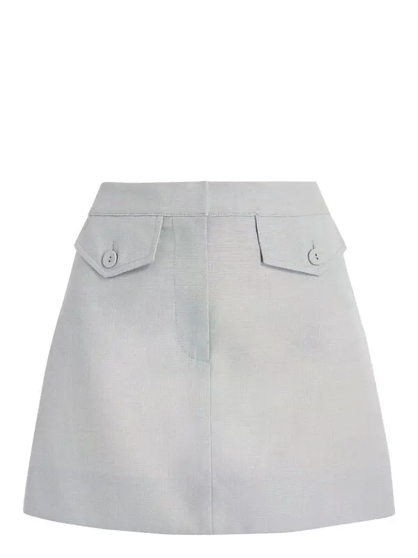 Proenza Schouler White Label Jamison Mini Skirt - Grey