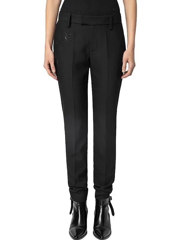 Zadig&Voltaire Prune Strass Star Pants - Black