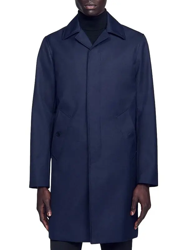 Sandro Waterproof Rain Coat - Marine