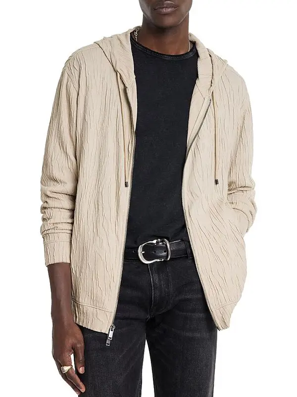 John Varvatos Ishan Hoodie - Fossil Gray