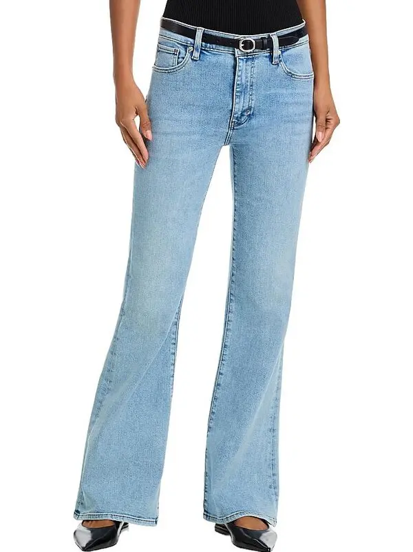 FRAME The Icon High-rise Flare Jeans - Ripple