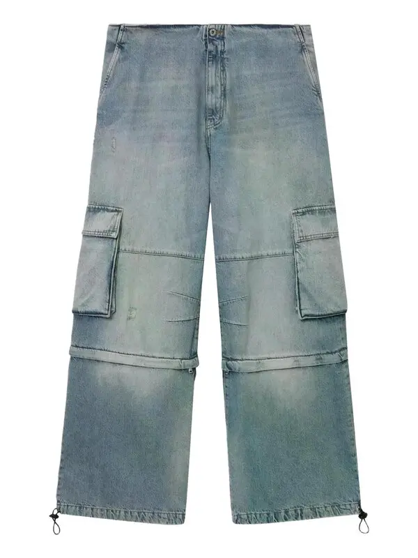We11Done Cargo Jeans - Blue