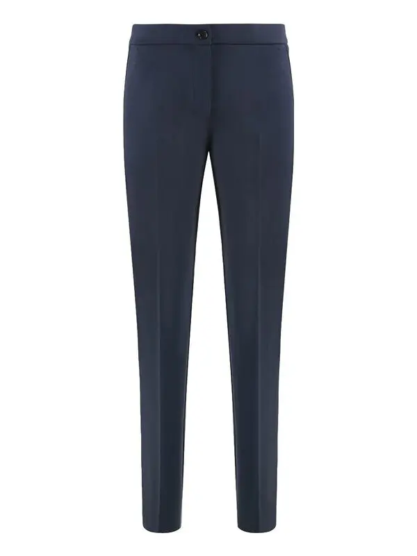Pinko Viscose Blend Trousers - Blue