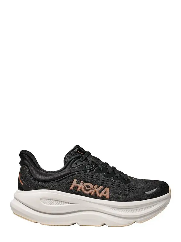 Hoka One One Bondi 9 Sneakers - Black/rose Gold