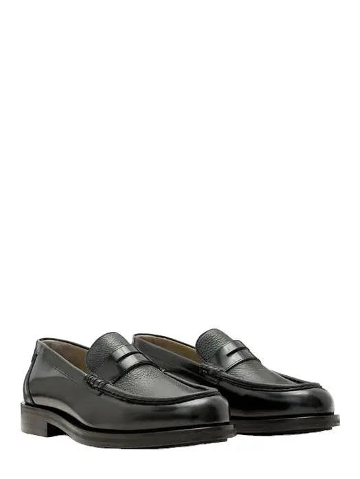 ALLSAINTS Bloom Penny Loafer - Black