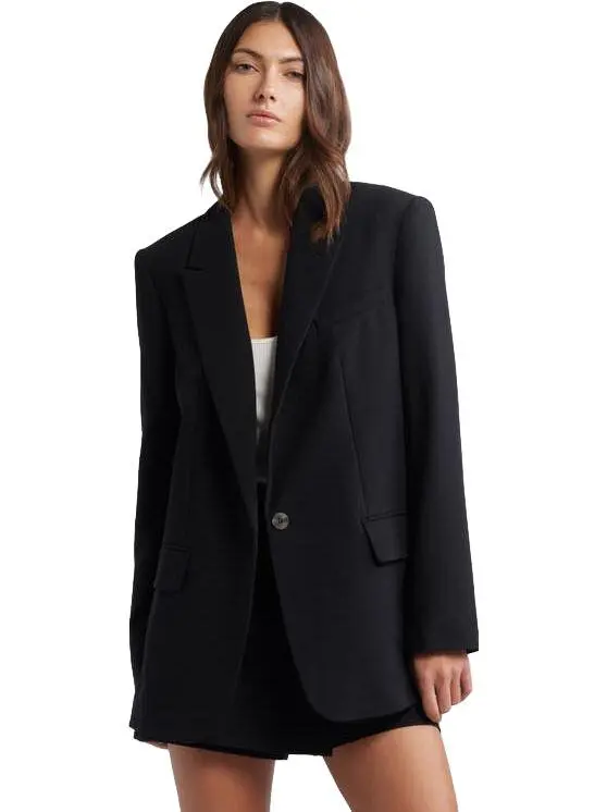 OPEN EDIT Relaxed Blazer - Black