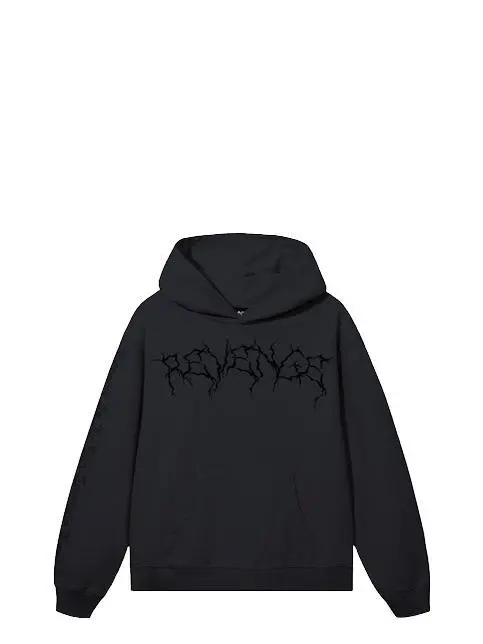 REVENGE Xxxtentacion Lightning Heartbreak Hoodie - Vintage Black