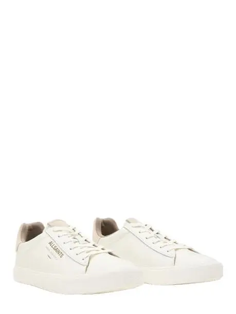 ALLSAINTS Underground Leather Sneakers - White/ Off White