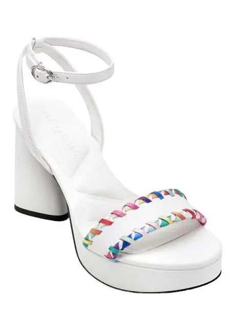 Karl Lagerfeld Paris Haden Platform Sandals - Bright White