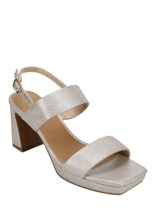 Vaneli Maida Slingback Platform Sandal - Perla