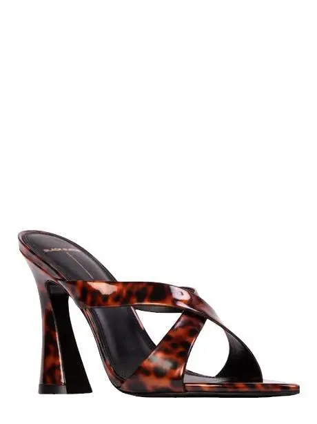 BLACK SUEDE STUDIO Zoey Sandal - Tortoise Patent