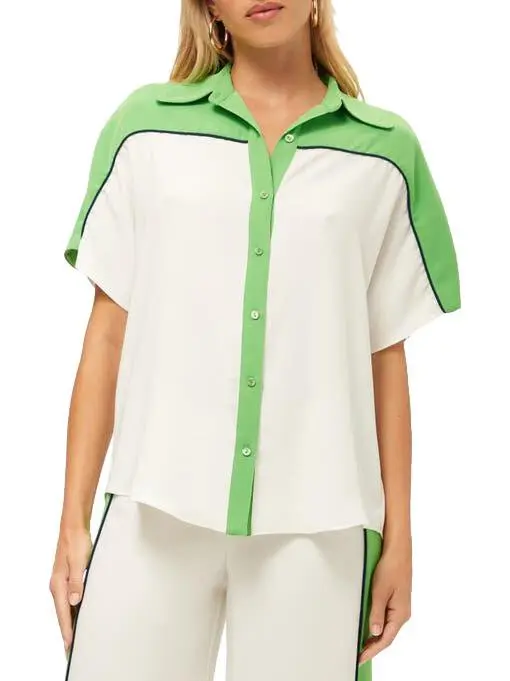 Trina Turk Series 2 Colorblock Top - Whitewash/multi
