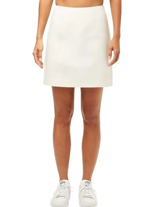 Trina Turk High-waisted Mini Skirt - Whitewash