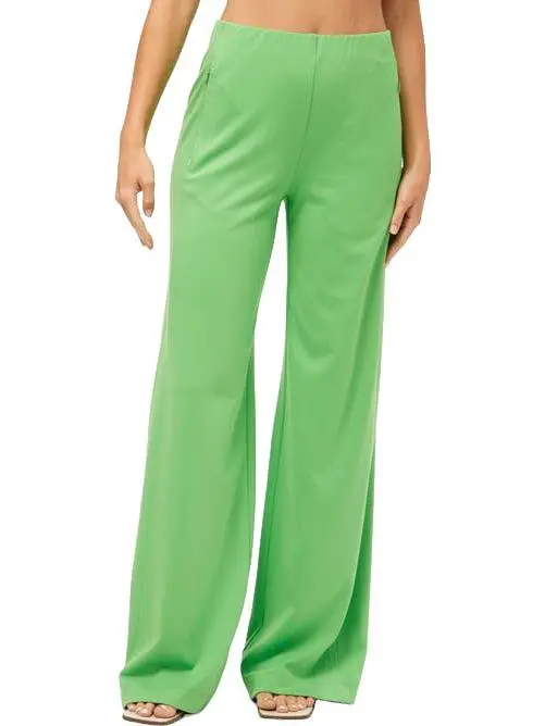 Trina Turk Record Ponte Pant - Grass Court Green