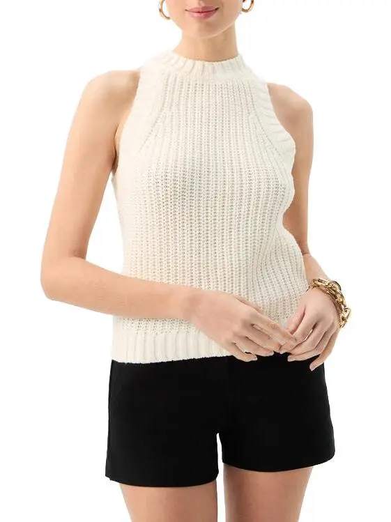 Trina Turk Paley Sweater Tank - Whitewash