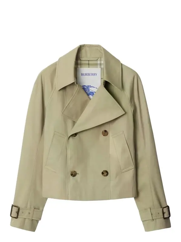 Burberry Double-breasted Trench Jacket - Neutrals