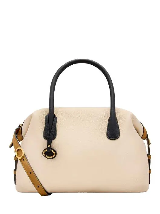 Oscar De La Renta The Dahlia Duffle Bag - Natural