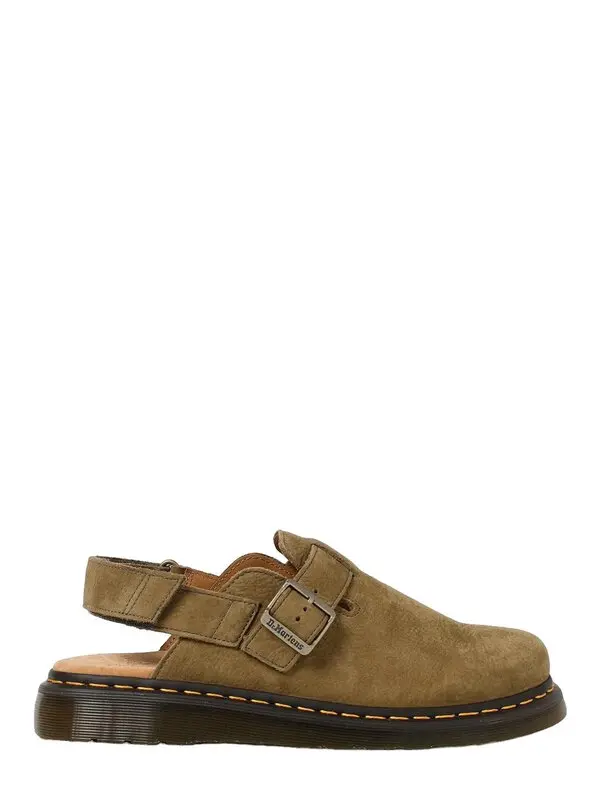 Dr. Martens Buckled Clog Sandals - Military