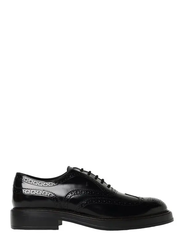 TOD'S Brogue Derby Shoes - Black