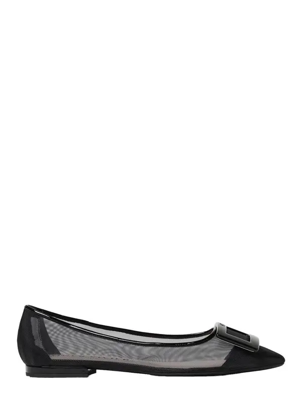 ROGER VIVIER Ballerina Flat - Black