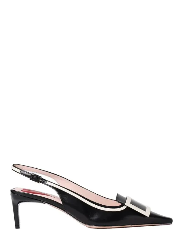 ROGER VIVIER High Heel Slingbacks - Black