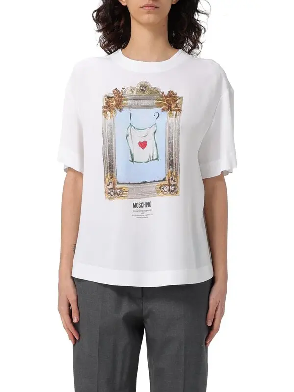 Moschino Printed Top - White