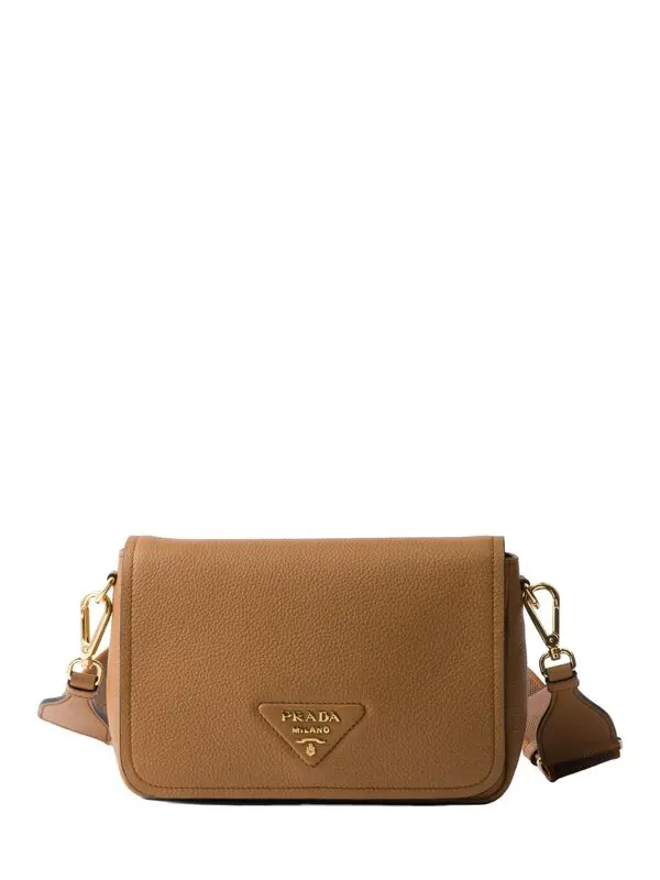 Prada Leather Shoulder Bag - Brown