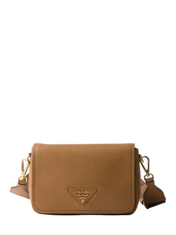 Prada Leather Shoulder Bag - Caramel