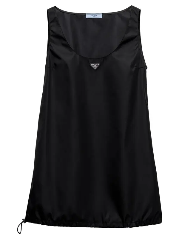 Prada Re-nylon Mini-dress - Black